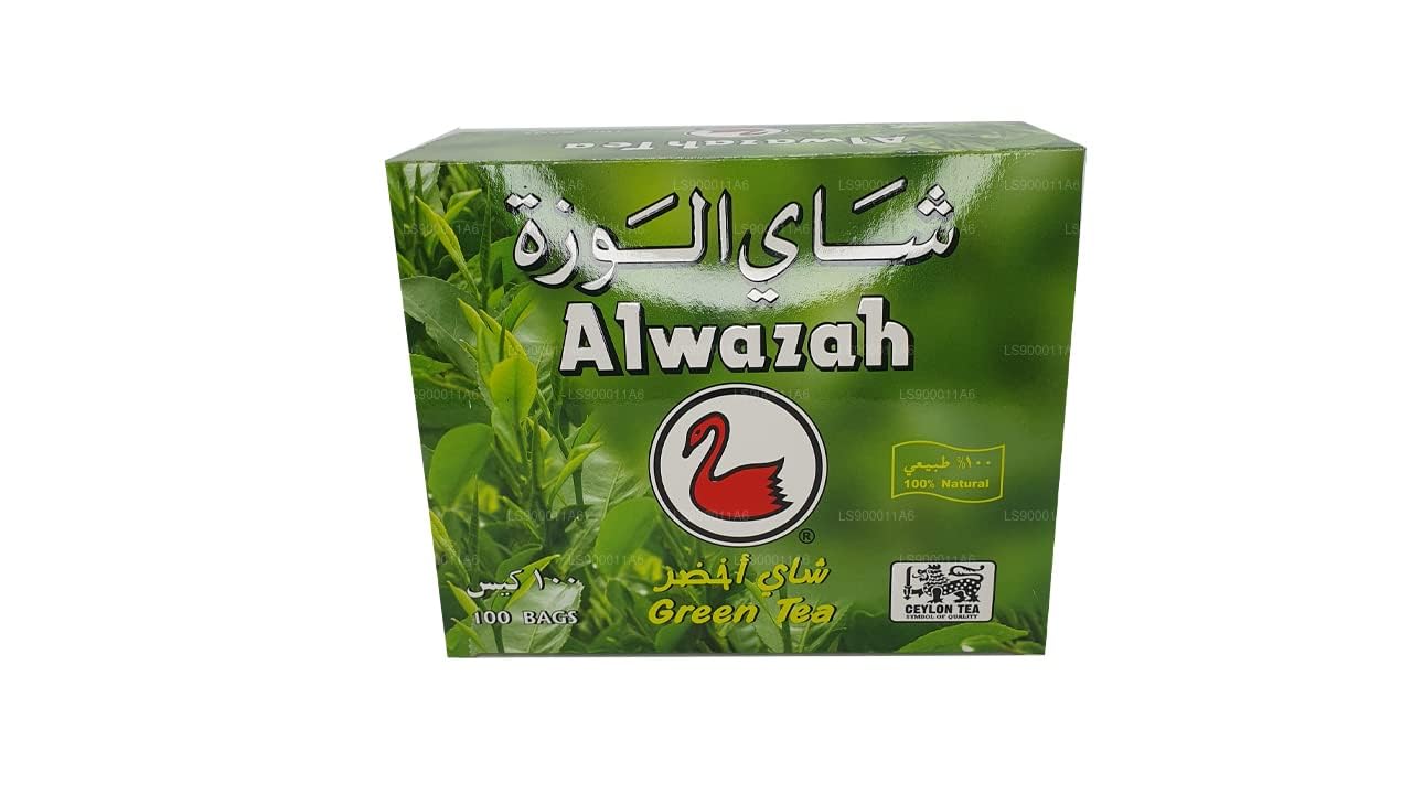 Amazon.com : Alwazah green tea, 100-bag box, 200-g : Grocery Tea ...