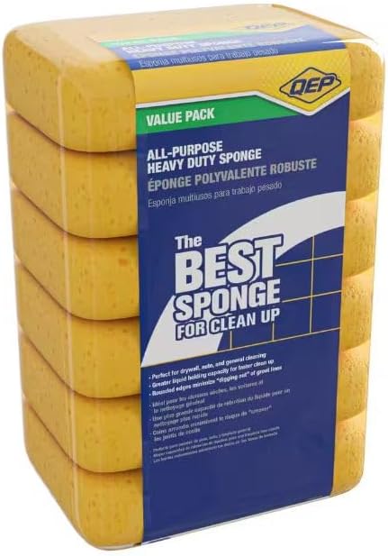 Amazon.com: Extra Large Grout Sponge 7-1/2 in. x 5-1/2 in. Polyurethane ...