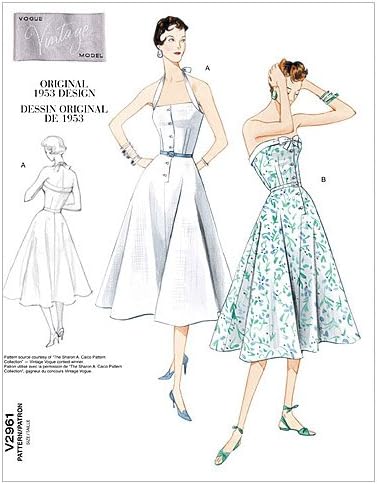 Amazon.com: Vogue Patterns V2961 Misses'/Misses' Petite Dress and Belt ...