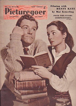 PICTUREGOER MAGAZINE 10/04/1954 KENNETH MORE & SUZANNE CLOUTIER ...