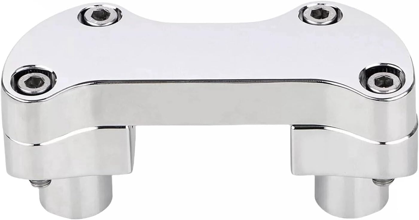 Black Anodized Riser Clamp Motorcycle Handlebar Riser Clamp - 2 Inch ...