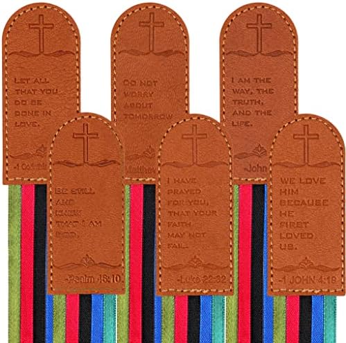 Amazon.com: ZIZZON Bible Verses Ribbon Bookmark Page Marker Artificial ...