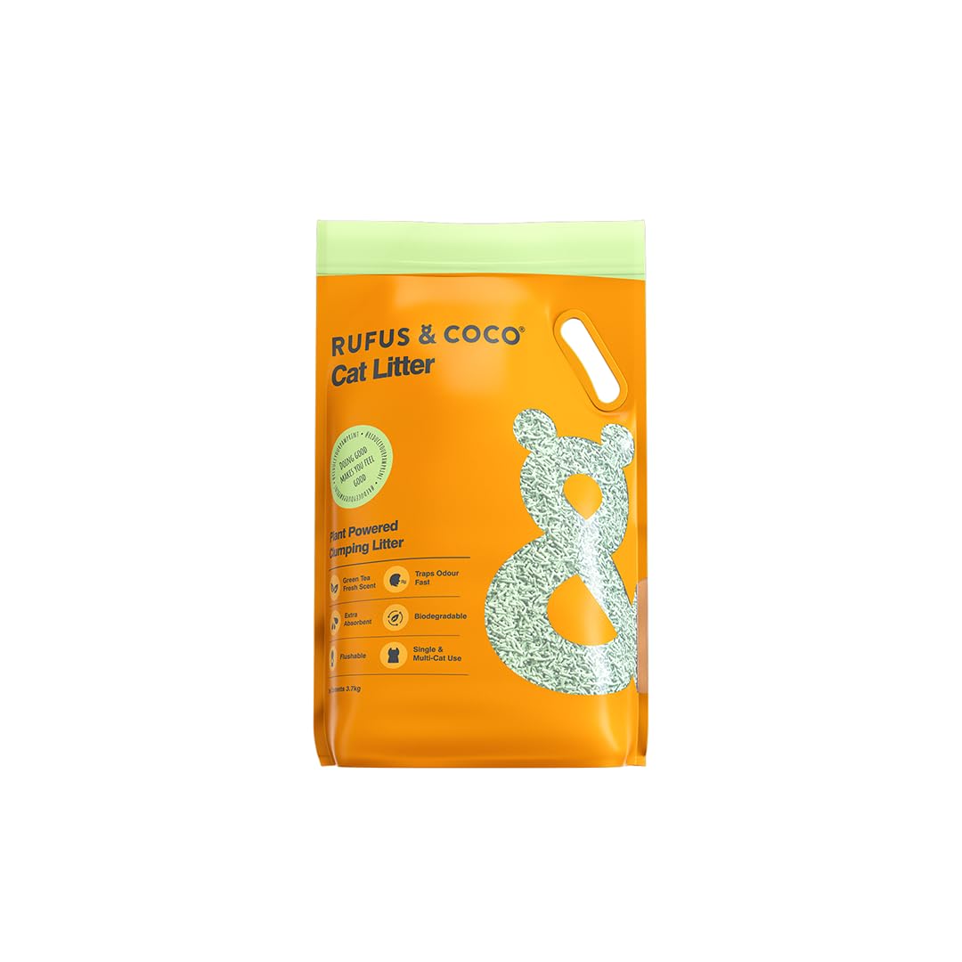 Rufus & Coco Plant Powered Clumping Cat Litter 3.7 kg : Amazon.com.au ...