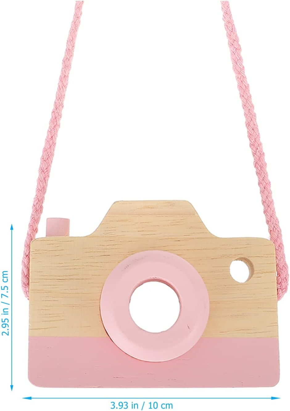 SOIMISS Mini Camera Toy Wood Hanging Camera Toy Multi- prisms ...