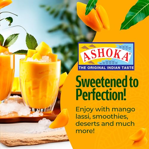 Snapklik.com : Ashoka Premium Mango Puree, Sweetened Kesar Mango Pulp ...