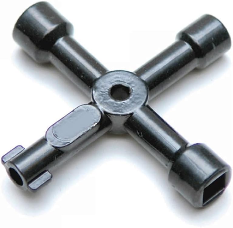 Amazon.com: Duratool D02368-BPSTL09894 - Utility Key, 4-Way, Metal ...