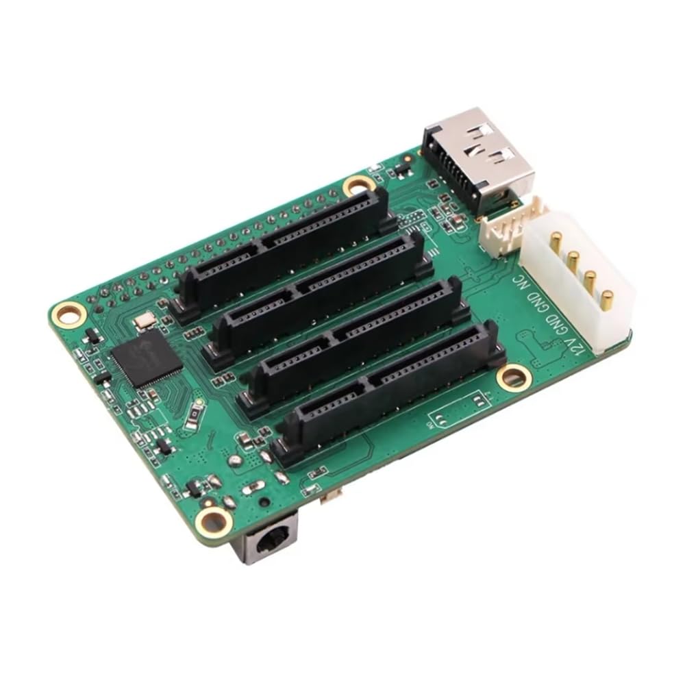 Raspberry Pi 5 Penta SATA HAT - Up to 5X SATA Disks HAT : Amazon.in ...