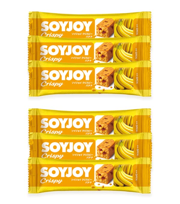 Amazon.com: SOYJOY Banana 25g (0.9oz) 6pcs Gluten-Free High Protein Bar ...