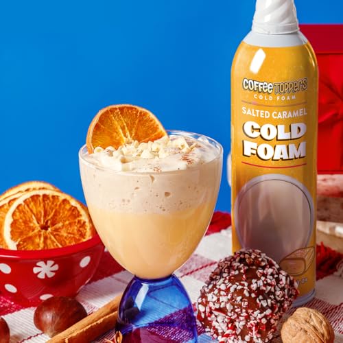 Grande Iced Caramel Macchiato with Extra Vanilla Sweet Cream Cold Foam