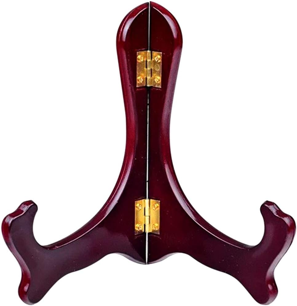 Amazon.com: Onwon Wooden Easel Mahogany Finish Display Stand Plate ...