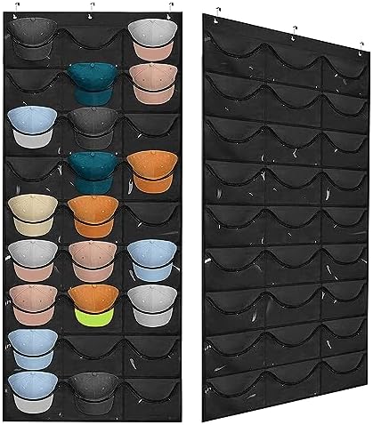 Amazon.com: Mosghuiy Hat Rack for Baseball Caps: Hat Organizer Storage ...