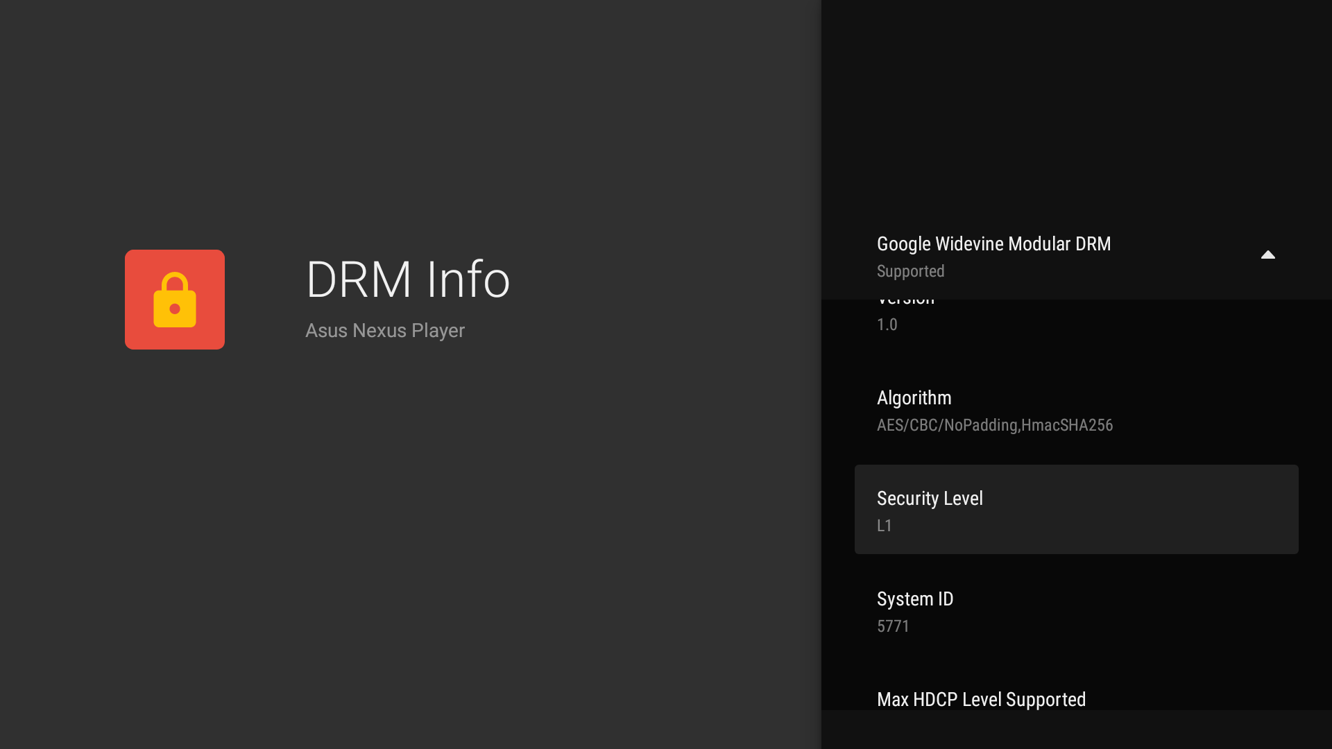 DRM Info - App on Amazon Appstore