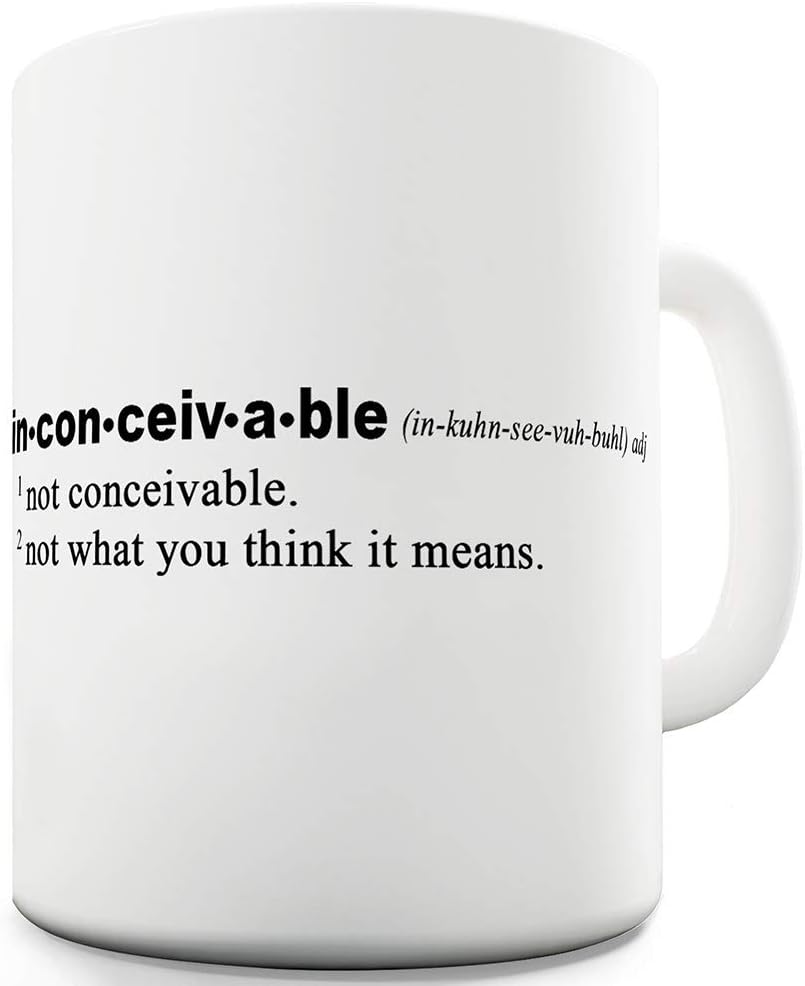 Amazon.com | TWISTED ENVY 11 Oz Ceramic Coffee Mugs - Definition Of ...