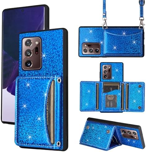 Amazon.com: Furiet Wallet Case for Samsung Galaxy Note 20 Ultra 5G with Shoulder Strap, 6 Card ...