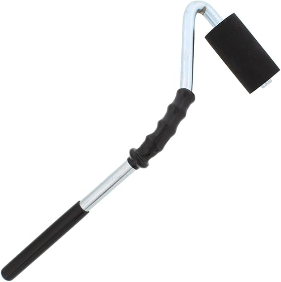 DCT Heavy-Duty High-Pressure Rubber J-Roller – Curved Handle and Solid ...