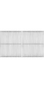 Amazon.com : Hongso 17 3/8" Solid SUS304 Cooking Grill Grates for ...