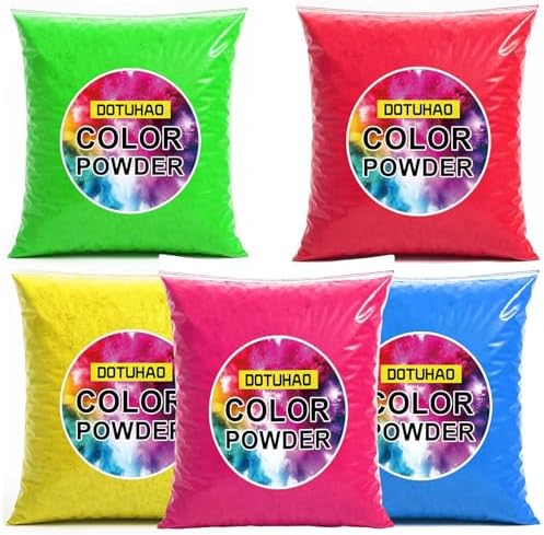 Amazon.com: DOTUHAO Color Powder, 5 Colors Run Powders, 3.5oz/100g Each ...