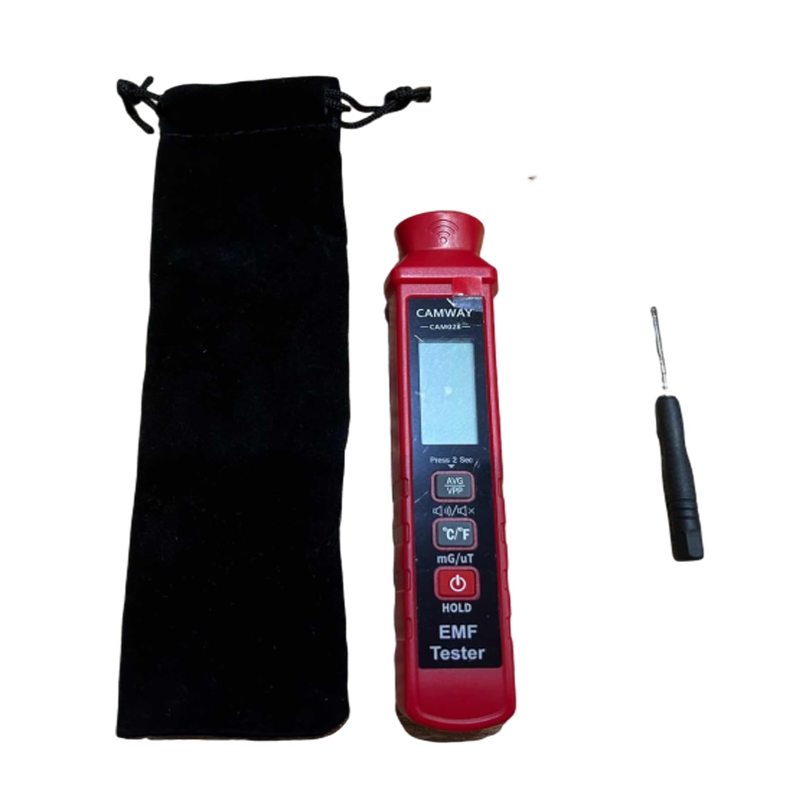 CAMWAY EMF Meter,Digital Electromagnetic Radiation Detector Handheld ...