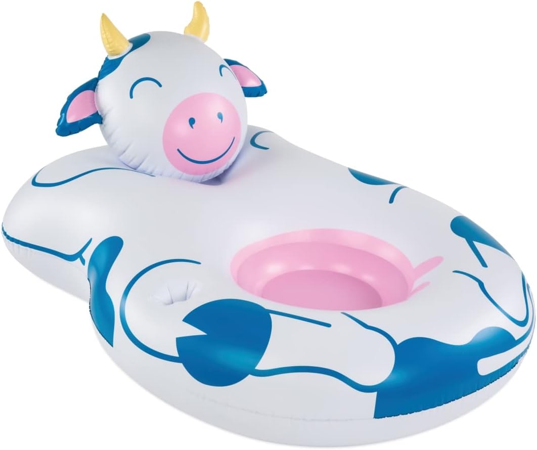 Amazon.com: BigMouth Inc Giant Cow Lounging Pool Float, Inflatable Raft ...