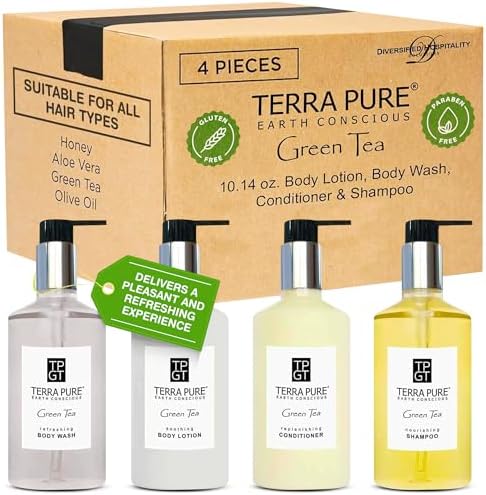 Amazon.com : Terra Pure Infuse White Tea and Coconut Shampoo and ...