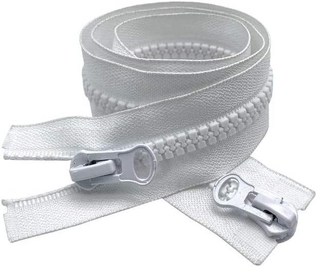 Amazon.com: 2PCS #8 40 Inch Two Way Separating Zippers(Open-end Zipper) for Sewing Coats Jacket ...