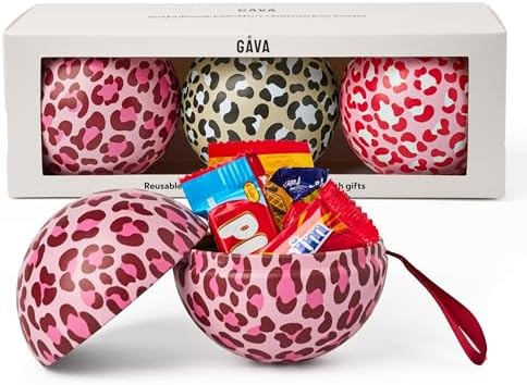 Swedish Bauble Trio by Gåva with Chocolates – Reusable Christmas ...