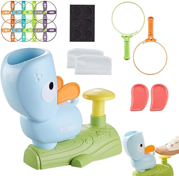 Kidology Duck Disc Launcher, Flying Disc Launcher Toy, Step-On Flying ...