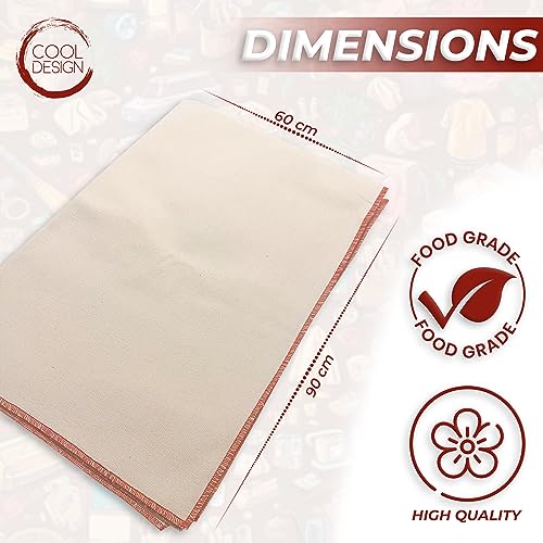 COOL DESIGN Thick Linen Fabric for Fermentation of Baguettes and Other ...