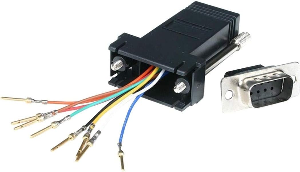 Amazon.com: StarTech.com DB9 to RJ45 Modular Adapter - M/F - Serial ...