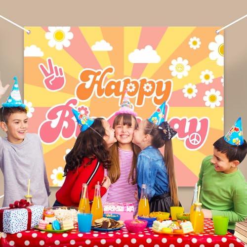 Party Propz Birthday Backdrop for Girls - Happy Birthday Background ...