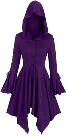 Amazon.com: Ghostface Robe For Women Halloween Costumes With Hood Witch ...