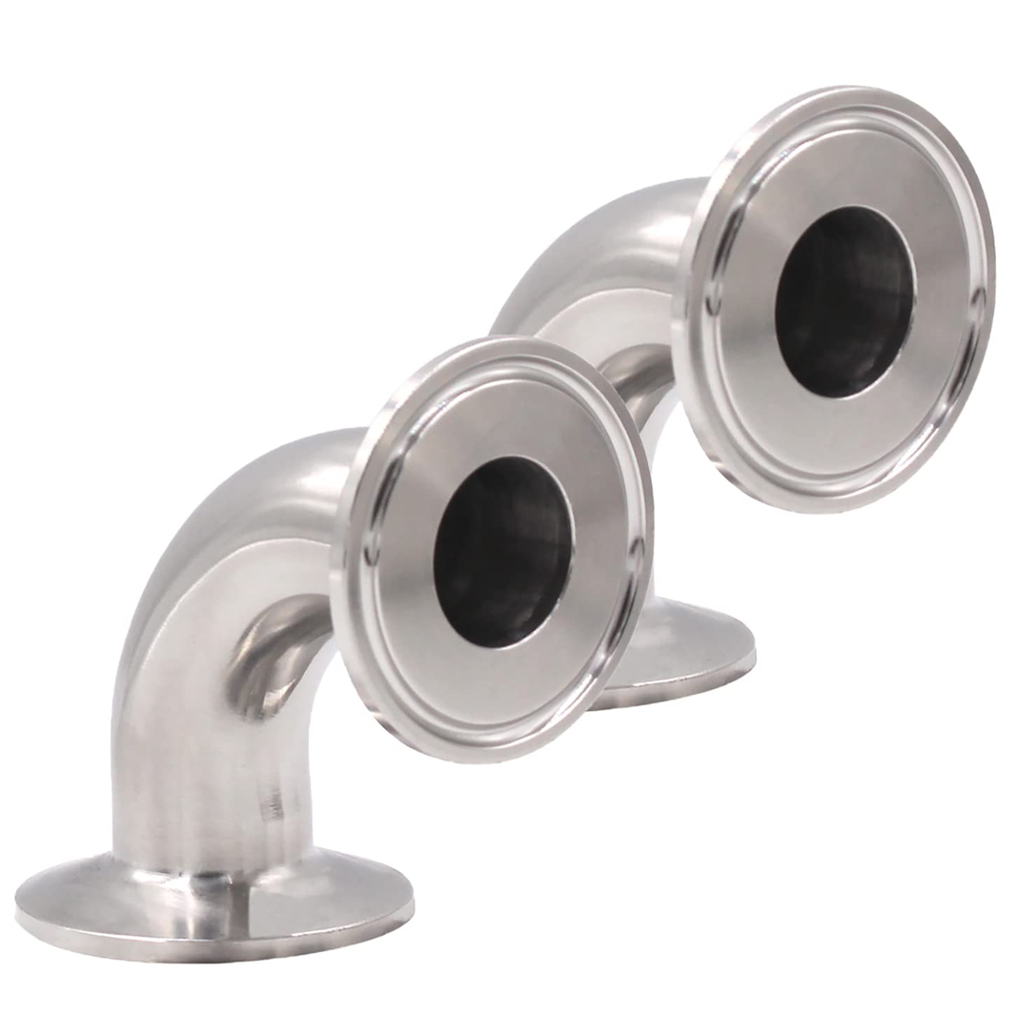 Snapklik.com : 2 Pack 1 Tube OD Elbow 90 Degree Sanitary Pipe Fitting ...