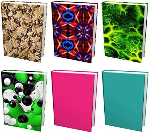 Amazon.com: Easy Apply, Reusable Book Covers 6 Pk. Best Standard 8x10 ...