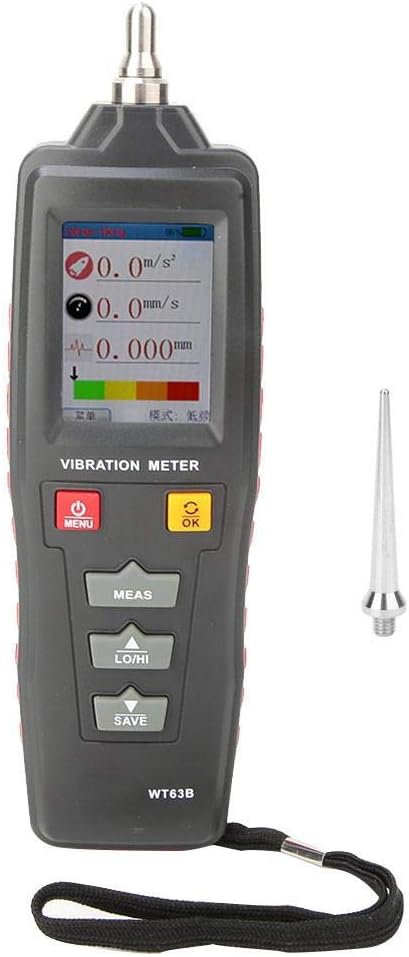 Vibromètre, WT63B Portable Intelligent Digital Vibration Meter Tester ...