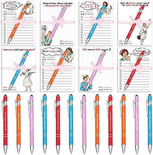 Amazon.com : Geyoga 60 Pcs CNA Week Gifts 2025 Funny Nurse Notepads ...