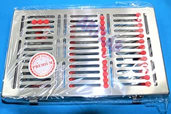 German Autoclave Sterilization Cassette Rack Box Tray with Buttons for ...