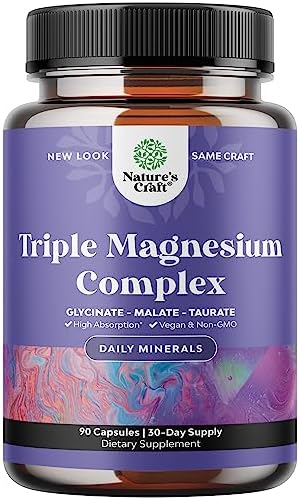Amazon.com: Swanson Triple Magnesium Complex - 100 Capsules, 400mg Each ...