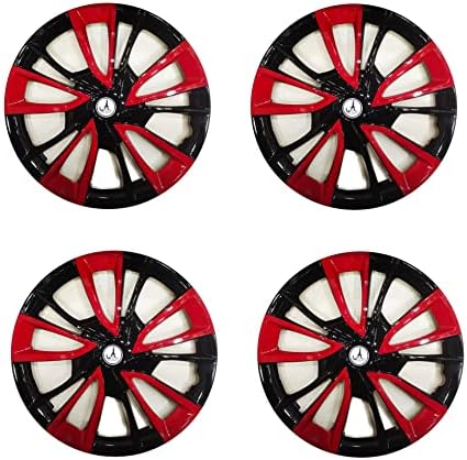 HUDMOZ - Car Wheel Cover/Caps Hubcaps XV17RB Red and Black Colour 17 ...