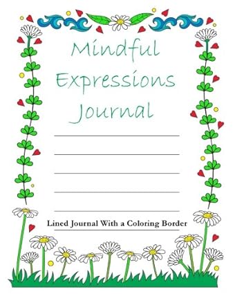 Amazon.com: Lined Journal With a Coloring Border: Large journal ...