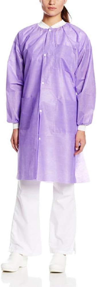 Amazon.com: EZGOODZ Disposable Lab Coat 46 Inches Long, XX-Large. Pack ...