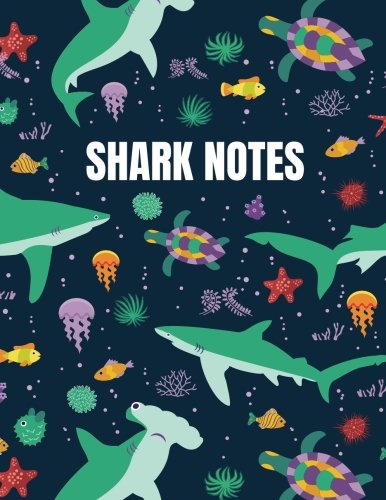 Shark Notes: Shark Notebook (Composition Book Journal) (8.5 x 11 Large ...