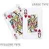 Amazon.com: Caspari Double Deck of Bridge Playing Cards, Tobacco Leaf ...