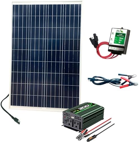 Amazon.com : Nature Power 110 Watt Complete Solar Panel Kit : Patio ...