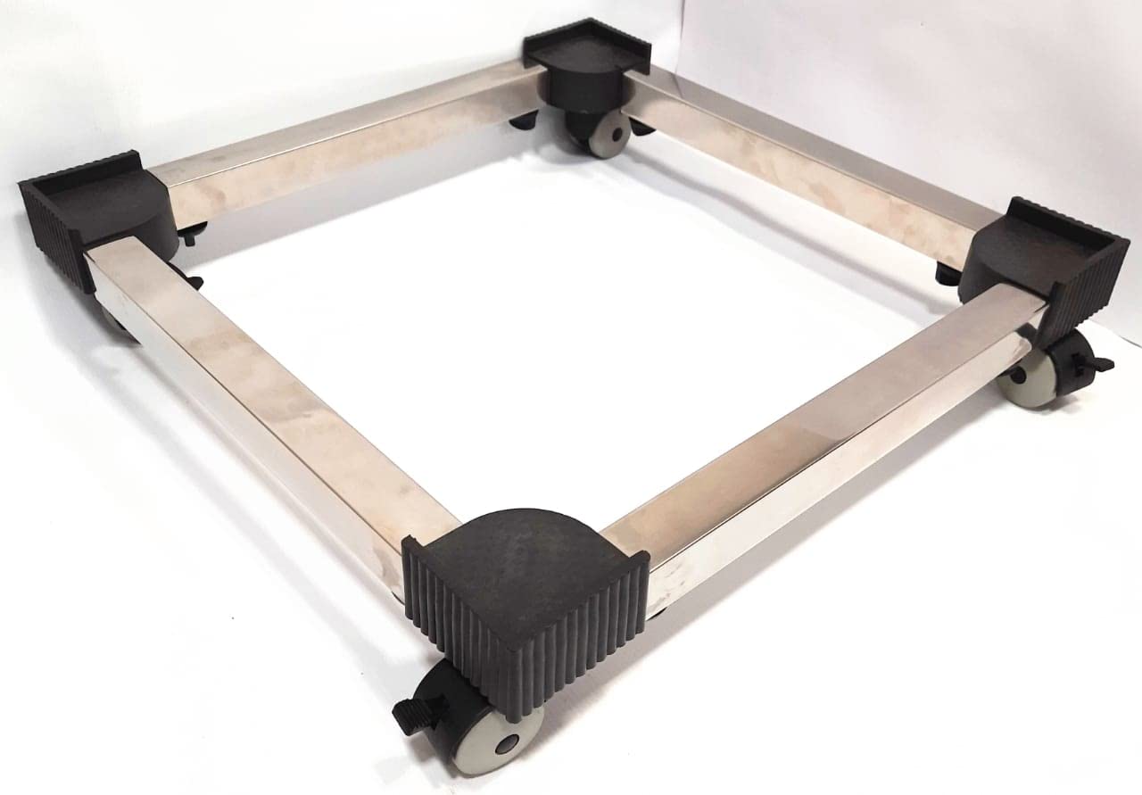 Stainless Steel Adjustable Moving Stand for Top Load Washing Machine Up ...