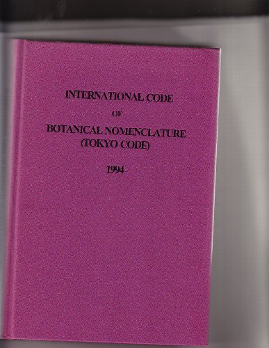International Code of Botanical Nomenclature Adopted by the 15th ...