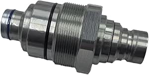 Amazon.com: WnSEu Hydraulic Male/Female Flat Face Quick Connect Coupler ...