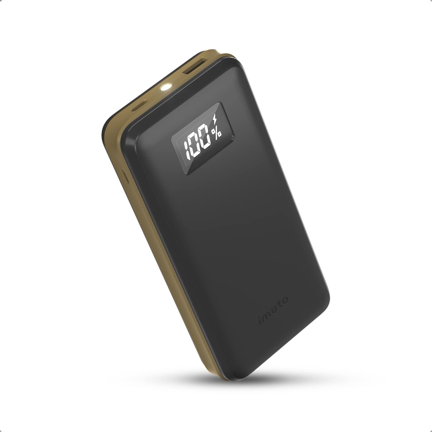 Power Bank 10000 mah,22.5W powerbank klein Aber stark mit led-anzeige ...