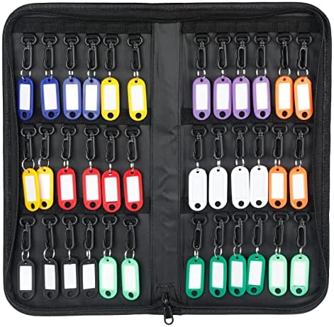 Pawfly Zippered Key Case Organizer Waterproof and Fireproof Key Binder ...