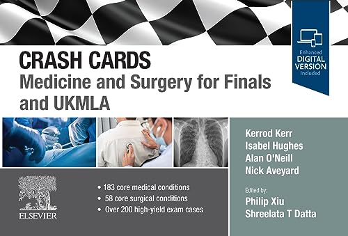 Crash Cards: Medicine and Surgery for Finals and UKMLA - E-Book eBook : Kerr, Kerrod, Hughes ...