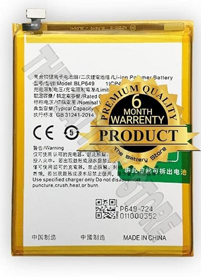 THE BATTERY STORE™ Original BLP649 Battery for Oppo A83 / A83T / A83M ...